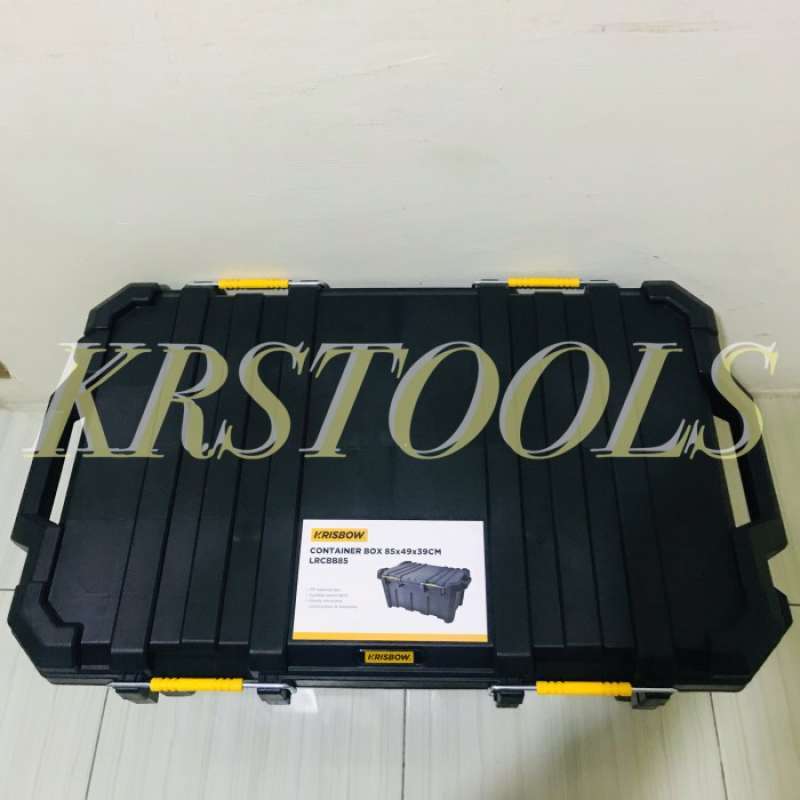 Promo Krisbow Container Box Heavy Duty Kotak Penyimpanan 85 Ltr - Hitam ...