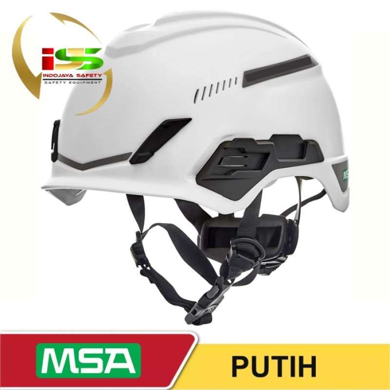 Jual Helm Msa V-gard H1 Safety Helmet Trivent Fastrack Lokal Sni Putih ...