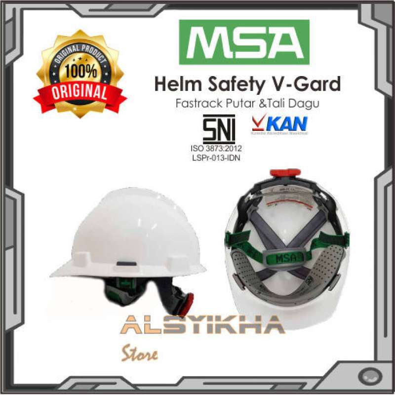 Jual Helm Safety Sni Msa Lokal Plus Fastrack Helm Proyek Pelindung ...