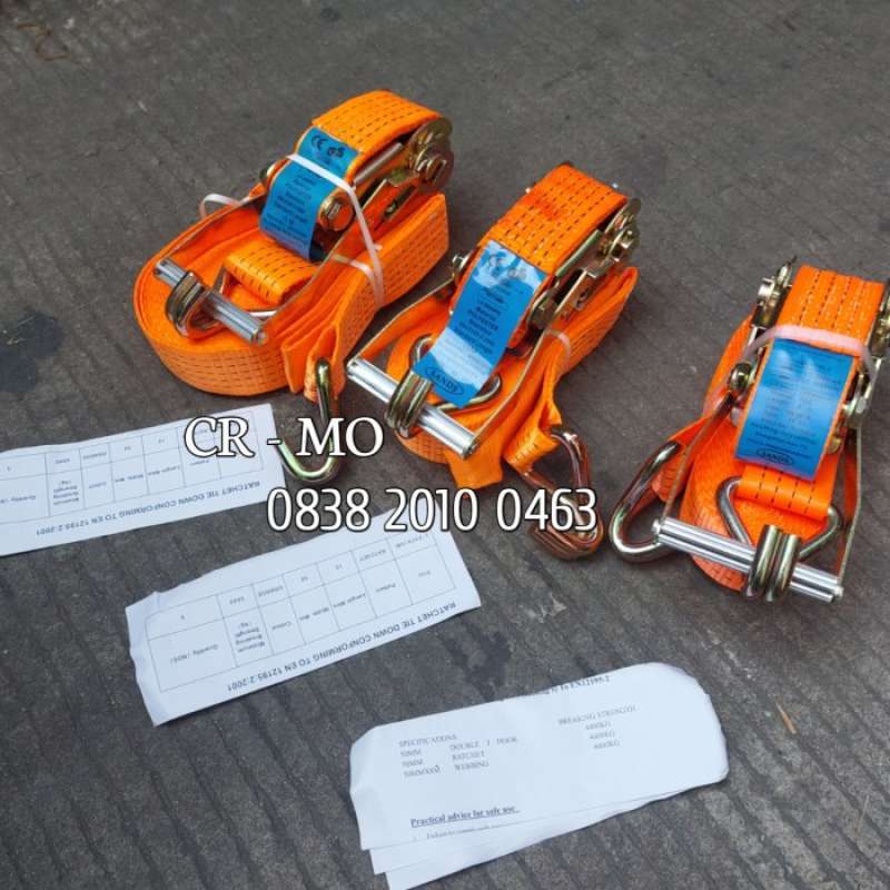 Jual Track Belt Rachet Lashing 6 8 10 12 M Lebar 50 Mm Tali Pengikat ...