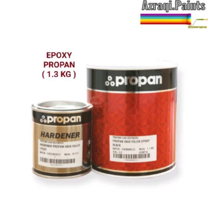 Jual Propan High Filler Epoxy Cat Dasar White - Black - Grey ( 1.3 Kg ...