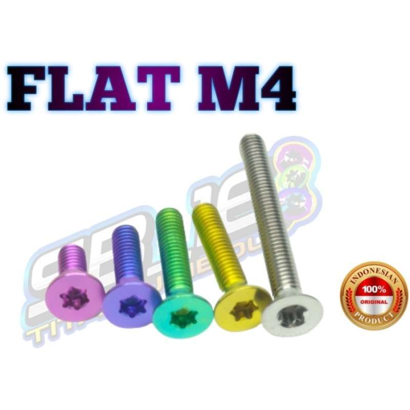 Jual Baut Flat M4 Titanium Gr5 Di Seller Raindrop - Cengkareng Timur ...