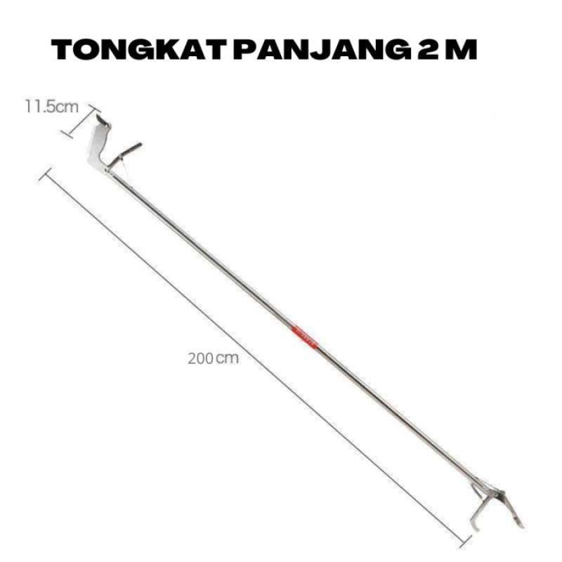 Jual Snake Catcher Stick Stainless Penjepit Penangkap Ular Anti Sentuh ...
