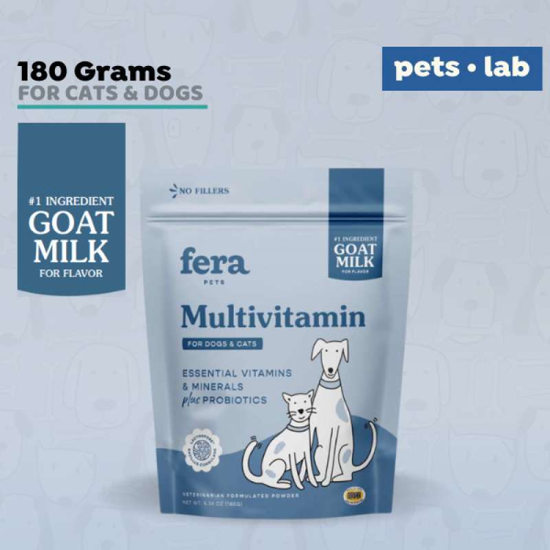 Promo Fera Pet Organics Multivitamin Goat Milk Probiotic Anjing Kucing ...