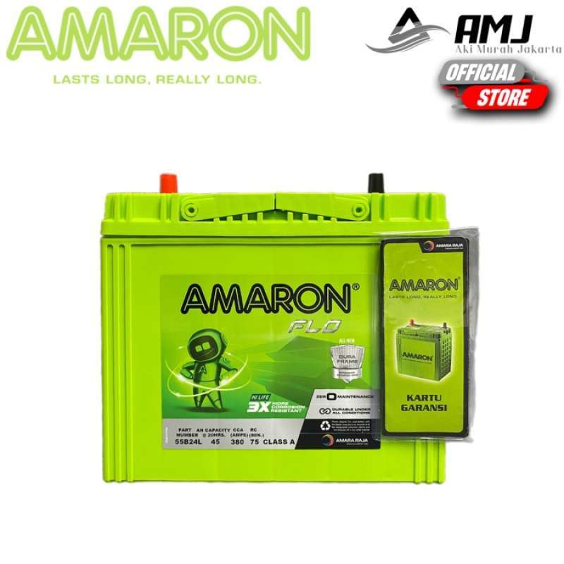 Promo Aki Mobil City Z Lama Ns60l / 55b24l Amaron Hi-life 12v / 45ah Terbaik - Gojek/grab Diskon ...