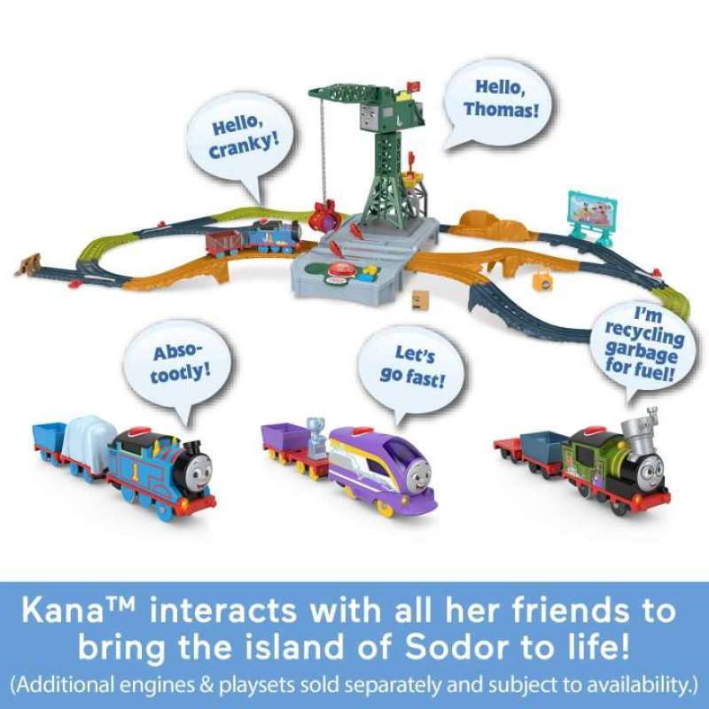 Promo Thomas & Friends Talking Kana Toy Train, Motorized Engine With ...