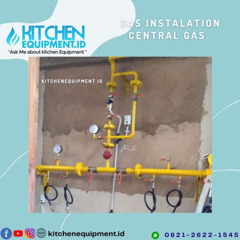 Jual Instalasi Pipa Gas/ Central Gas /instalasi Gas For Kitchen Di ...