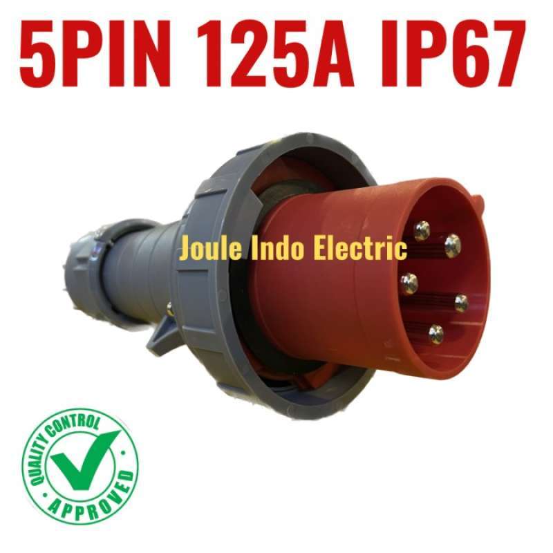 Jual Industrial Plug Socket Ip67 Ft-0452 / Colokan Genset 5 Pin 125a Di ...