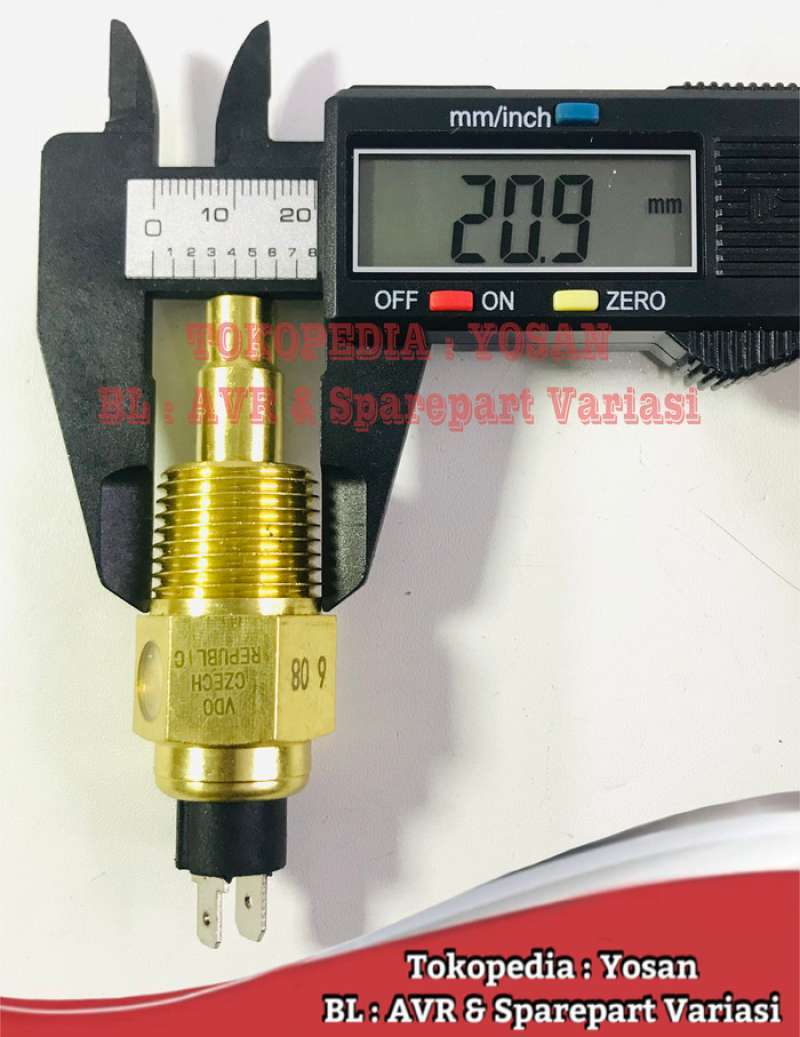 Jual Vdo Temperature Atau Switch Temp Air Sensor Drat 21 Mm Di Seller ...