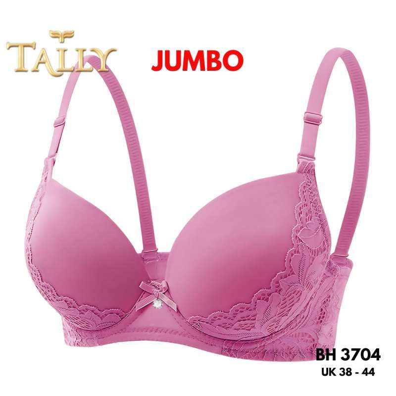 Jual Tally Bra Wanita Jumbo Ada Kawat Busa Tipis Bahan Renda Nilon Cup D Kait 3 Bra Big Size ...