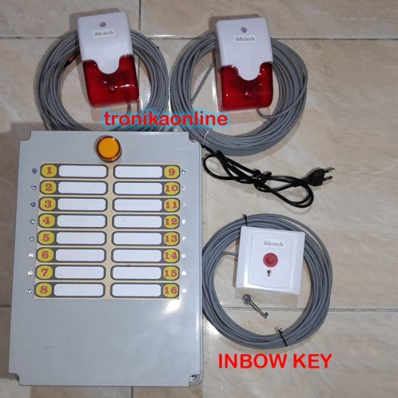 Jual Security Alarm System 16 Panic Long Range 1 Km Inbow Power Failure ...