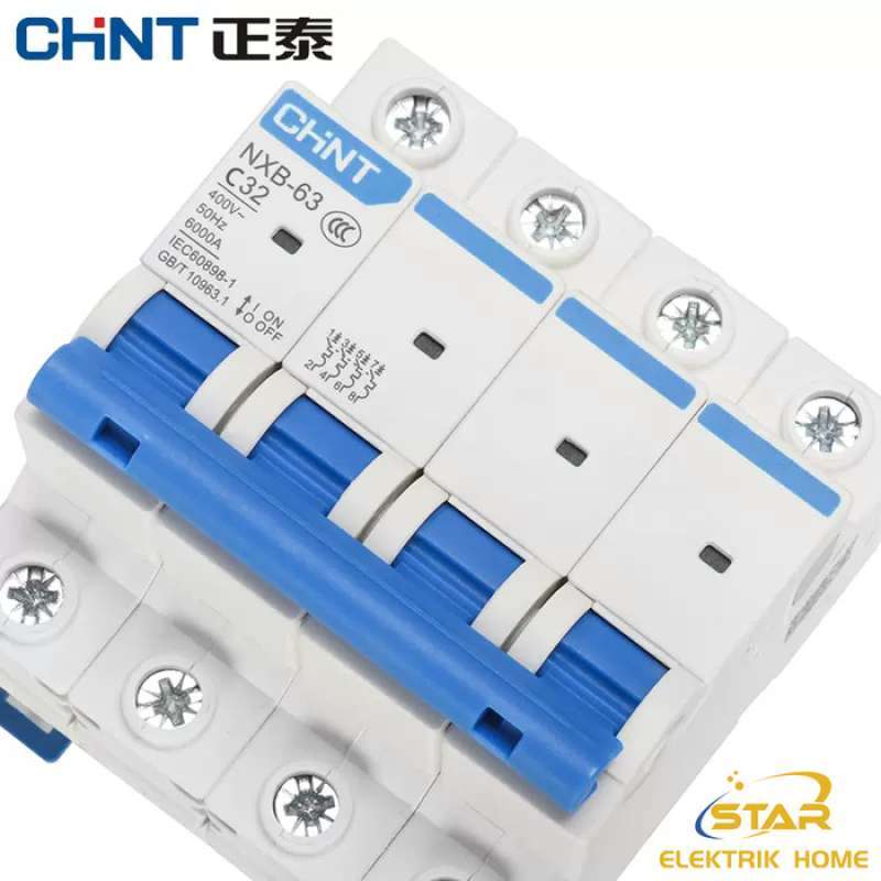 Jual Mcb Chint Nxb 63 4p 6ka C 6a 10a 16a 20a 25a 32a 40a 50a 63a - 40a Di Seller Aghanim ...