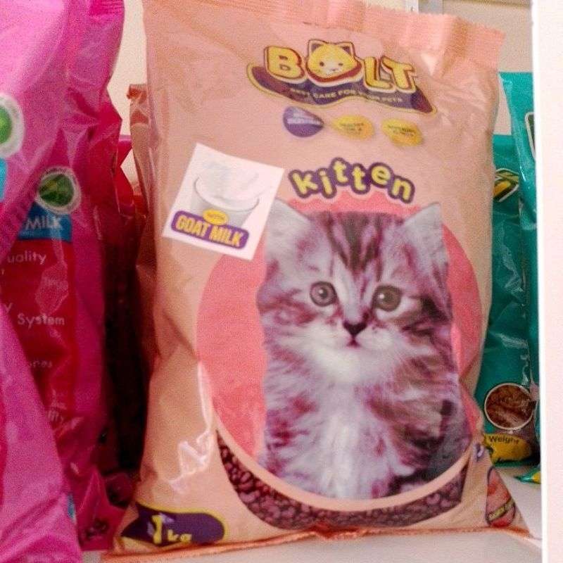 Jual Makanan Kucing Bolt Cat Food Repack 800gr & 1 Kg Di Seller Wadas ...