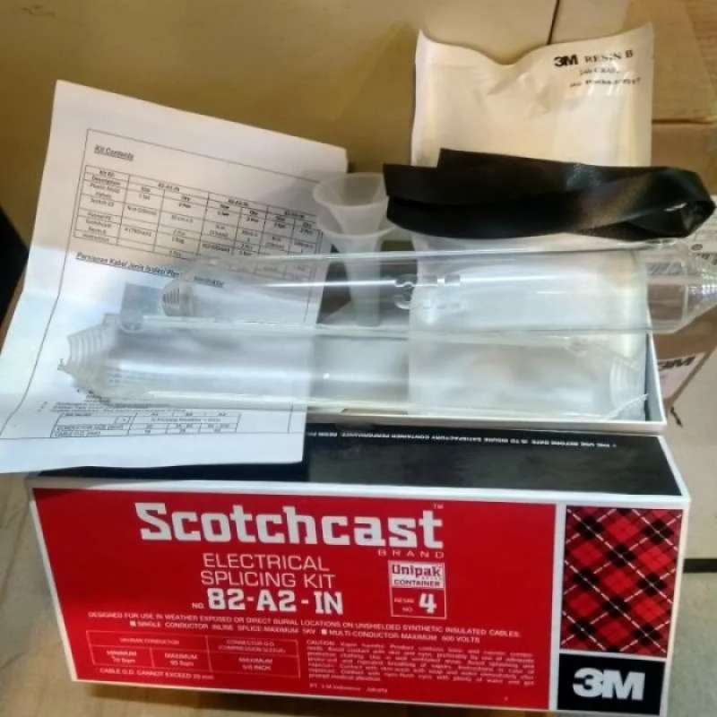 Jual Original 3m Scotchcast 82 A2 Lv Splice Resin Kit Joint Cable Kabel ...