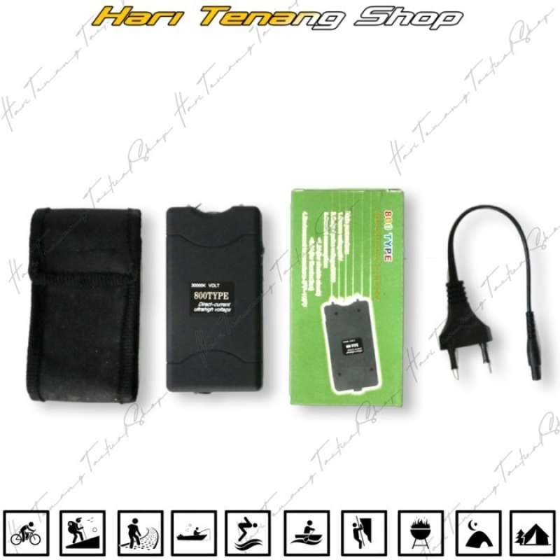 Jual New Product Stun Gun Type 800 Flashlight Defensive/ Alat ...