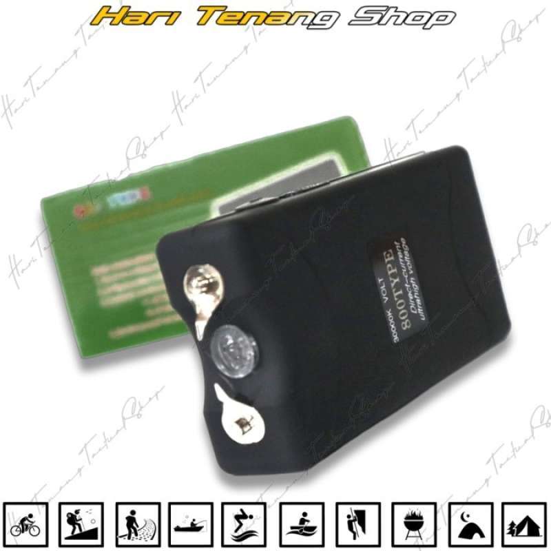 Jual New Product Stun Gun Type 800 Flashlight Defensive/ Alat ...