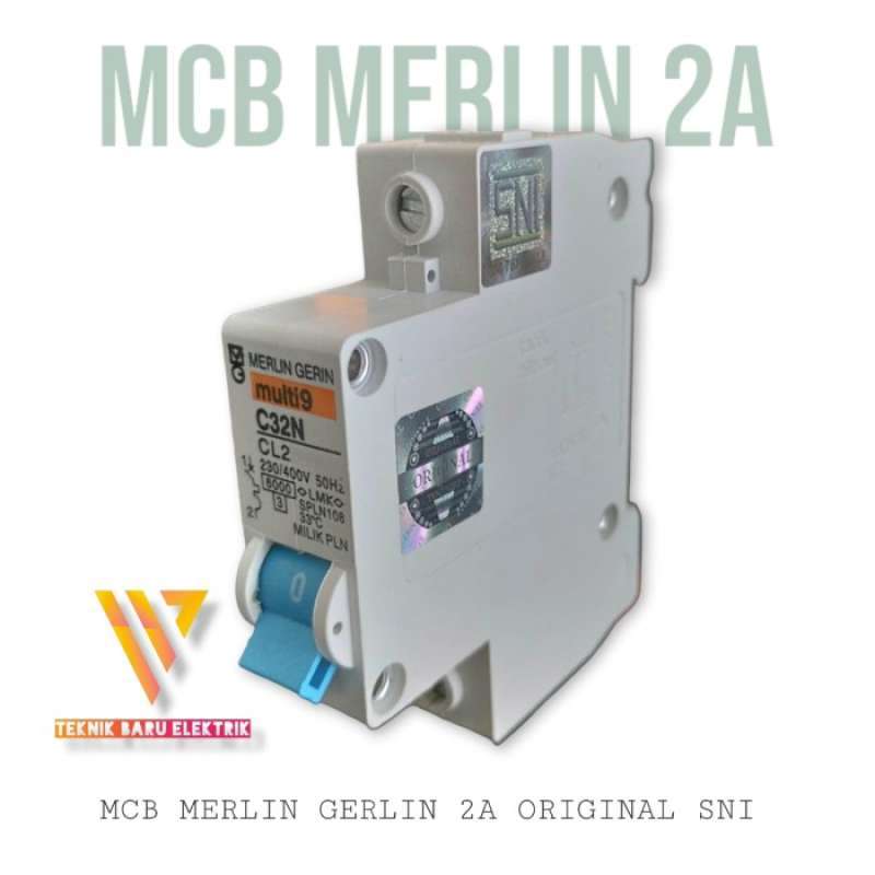 Jual Mcb Merlin Gerlin 2a 4a 6a Sni Ori Hologram Spln Pln Benser ...