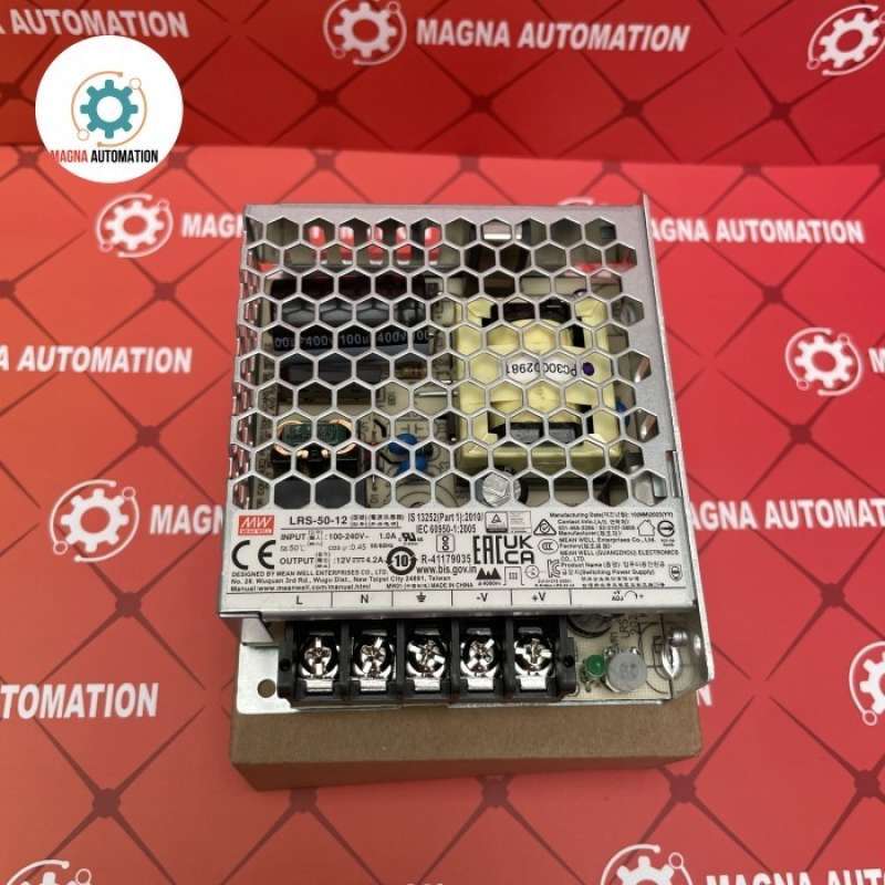 Jual Mean Well Lrs-50-12 Meanwell 50w 12v 4,2a Power Supply Nes Lrs Di Seller Shin Store ...