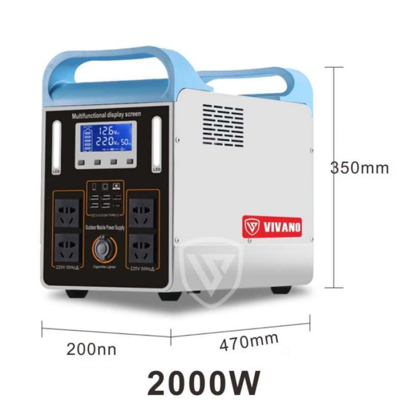 Jual Power Station Slim Portable 300 W 1200 W Storage Power Supply ...