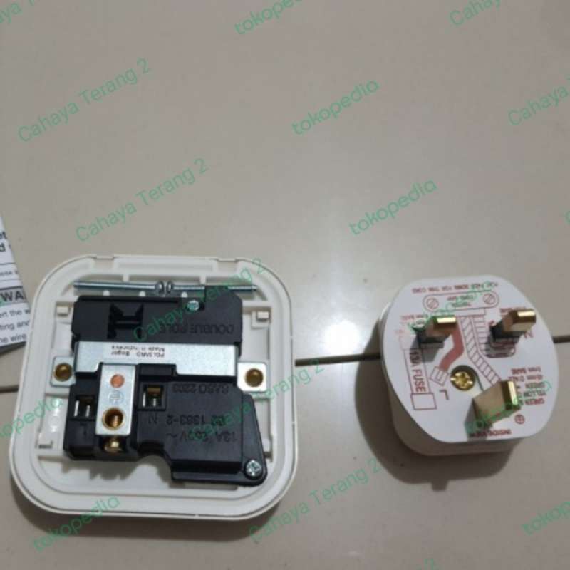 Jual Stop Kontak Ac Panasonic Wbj1214w + Steker Ac Wej9111w Inbow Tanam ...