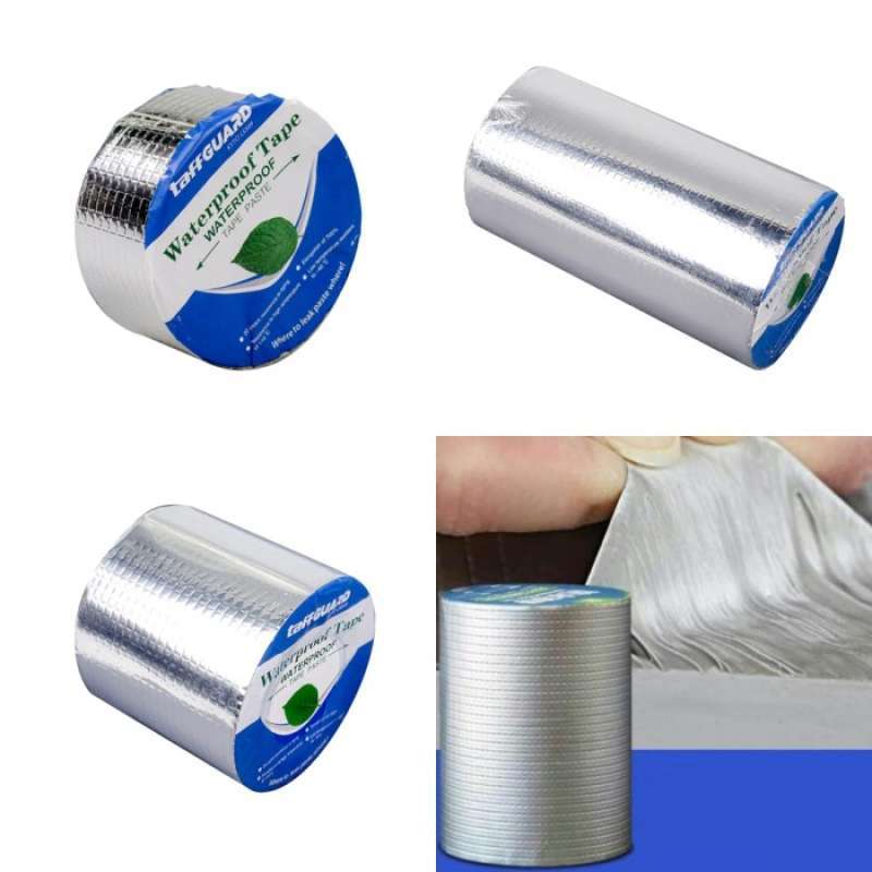 Jual Lakban Ajaib Anti Bocor Aluminium Foil Anti Bocor Waterproof Duct Tape - 5cm X 3m Di Seller ...