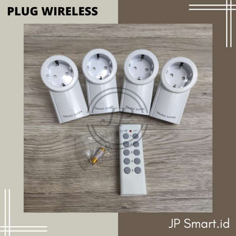 Jual Plug Wireless On Off Stop Kontak With Remote Socket Colokan ...