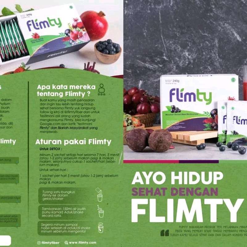 Jual Flimty Fiber Rasa Blackcurrant - 16 Sachet Di Seller Karuna Sukses ...