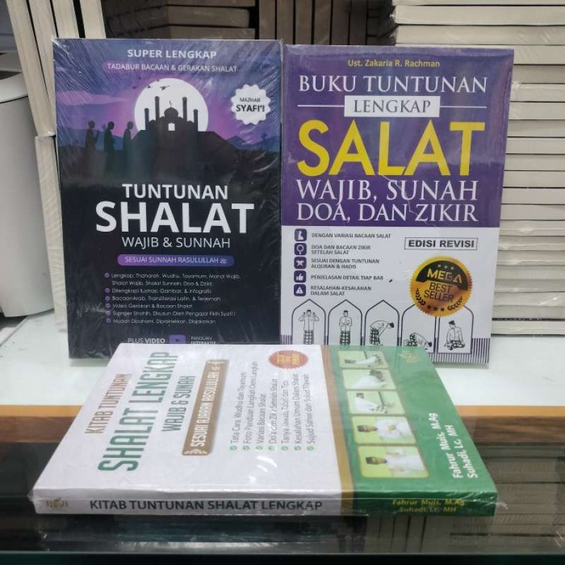 Promo Paket 3 Buku Tuntunan Shalat Wajib Sunnah, Tuntunan Lengkap Salat ... Promo Paket 3 Buku Tuntunan Shalat Wajib Sunnah, Tuntunan Lengkap Salat ...