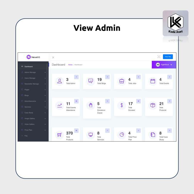 Promo Source Code Portal Website Company Profile Nexelit Cms By Kodeaset Diskon 98% Di Seller ...