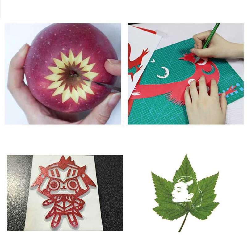 Jual Kuaiqu Pisau Ukir Carving Art Knife Cutter Blade 9309 Garpu Kue ...