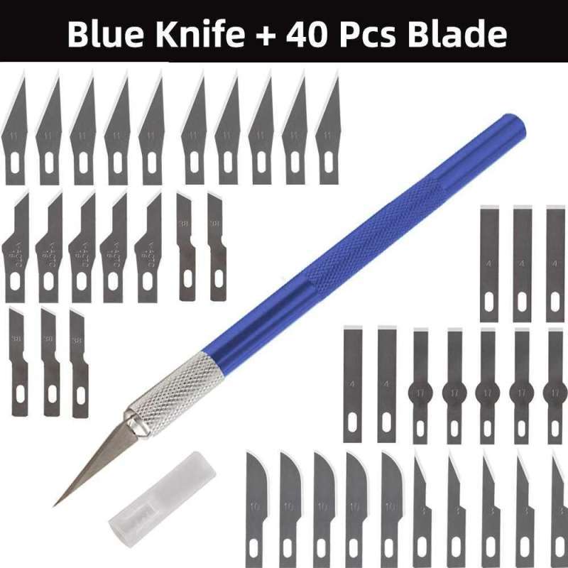 Jual Kuaiqu Pisau Ukir Carving Art Knife Cutter Blade 9309 Garpu Kue ...