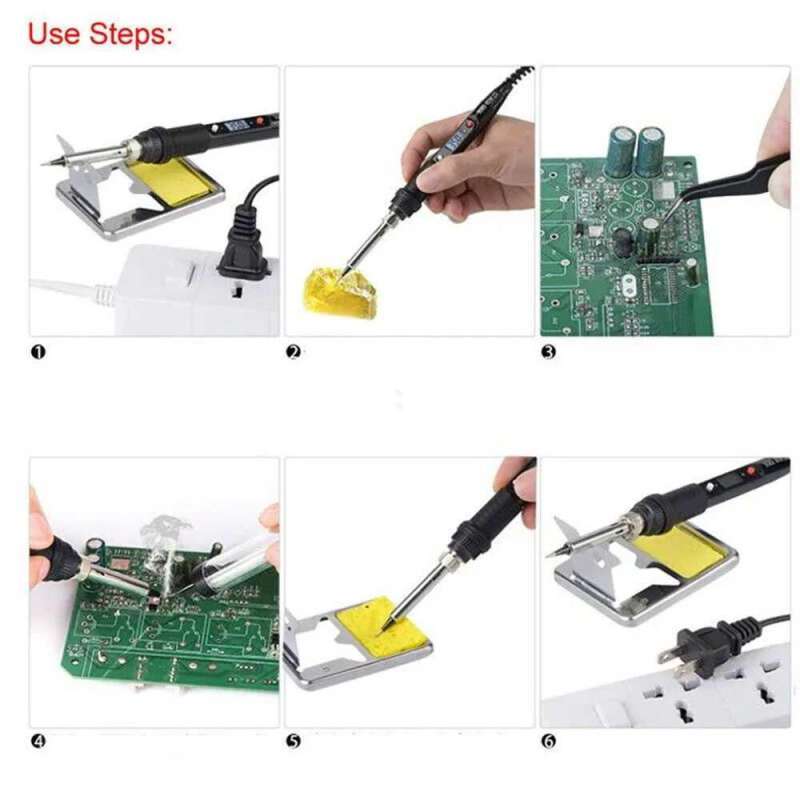 Jual Diye Solder Listrik Digital Lcd Adjustable Temperature Soldering ...