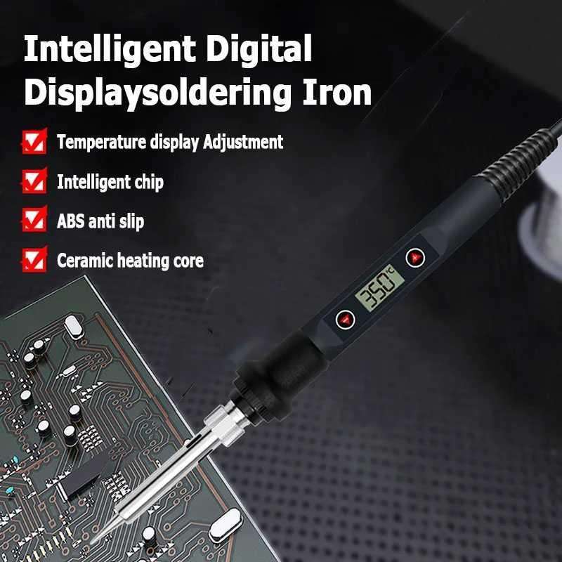 Jual Diye Solder Listrik Digital Lcd Adjustable Temperature Soldering ...