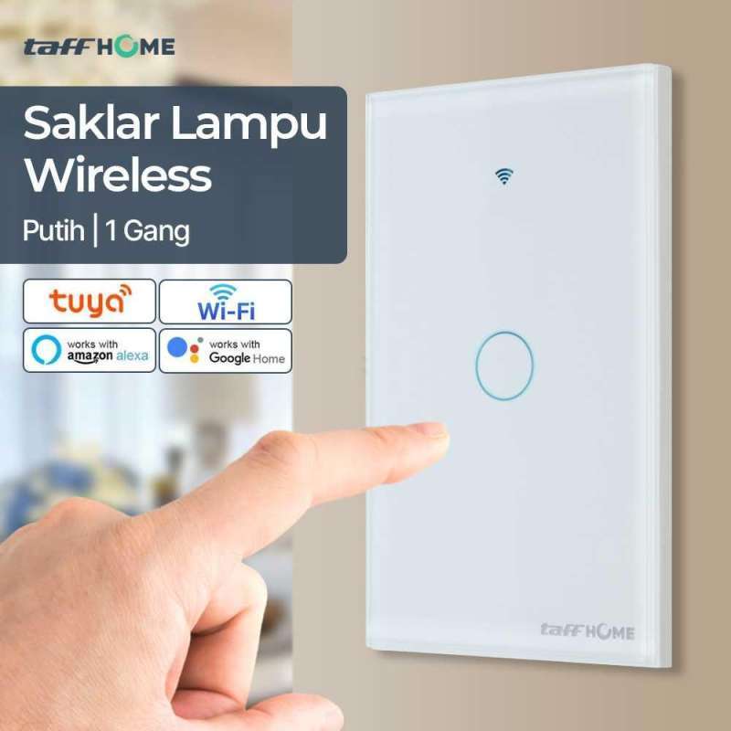 Jual Saklar Lampu Wireless Wifi Remote Tuya Alexa Touch Control Th72 ...