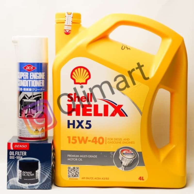 Promo Oli Shell Helix Hx5/oli Shell Helix/oli Filter Soluna Baru Diskon ...