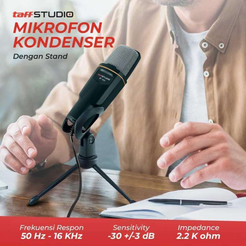 Jual Mikrofon Kondenser Studio Profesional Microphone With Stand Sf-666 ...