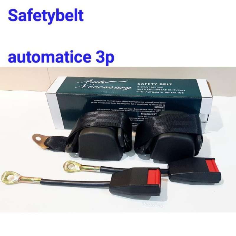 Promo Safety Belt Otomatis Sabuk Pengaman Mobil Seat Belt 3 Titik ...