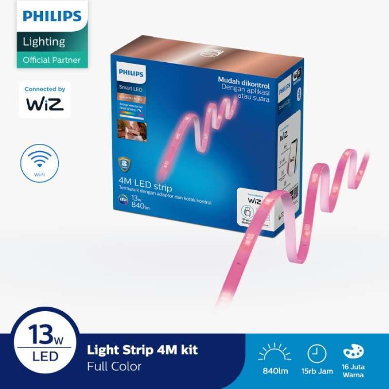 Promo Philips Smart Wifi Led Strip 4m 13w - Color & Tunable White ...