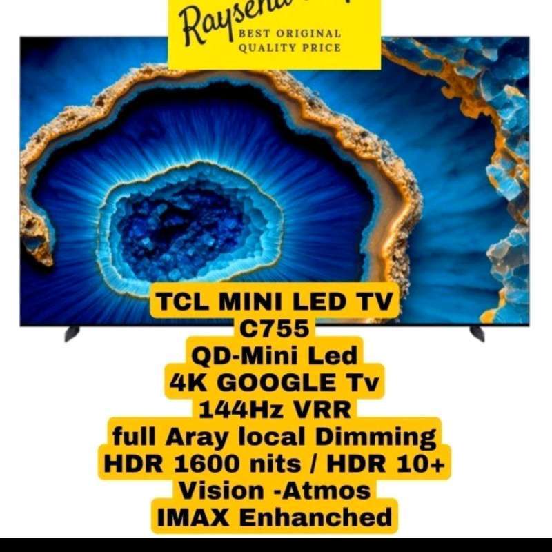 Jual Tcl 65c755 Qd Mini Led 65 Inci 4k Google Tv Di Seller Raysena Shop ...