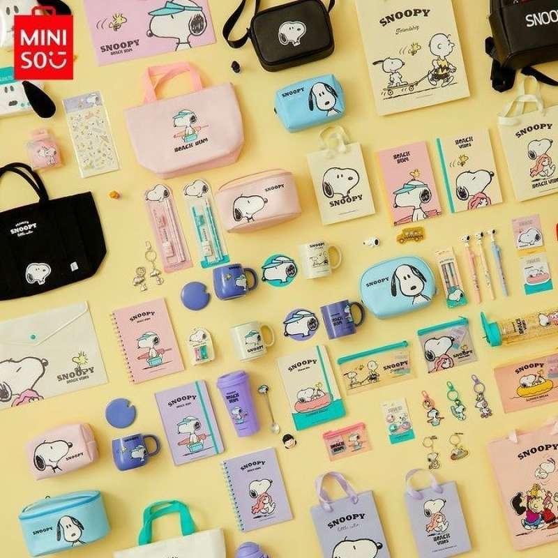 Promo Promo Terbatas Miniso X Snoopy Peanuts All Varian Diskon 23% Di ...