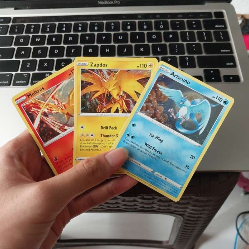 Promo Pokemon Tcg Card Trio Legendary Birds Zapdos Articuno Moltres ...