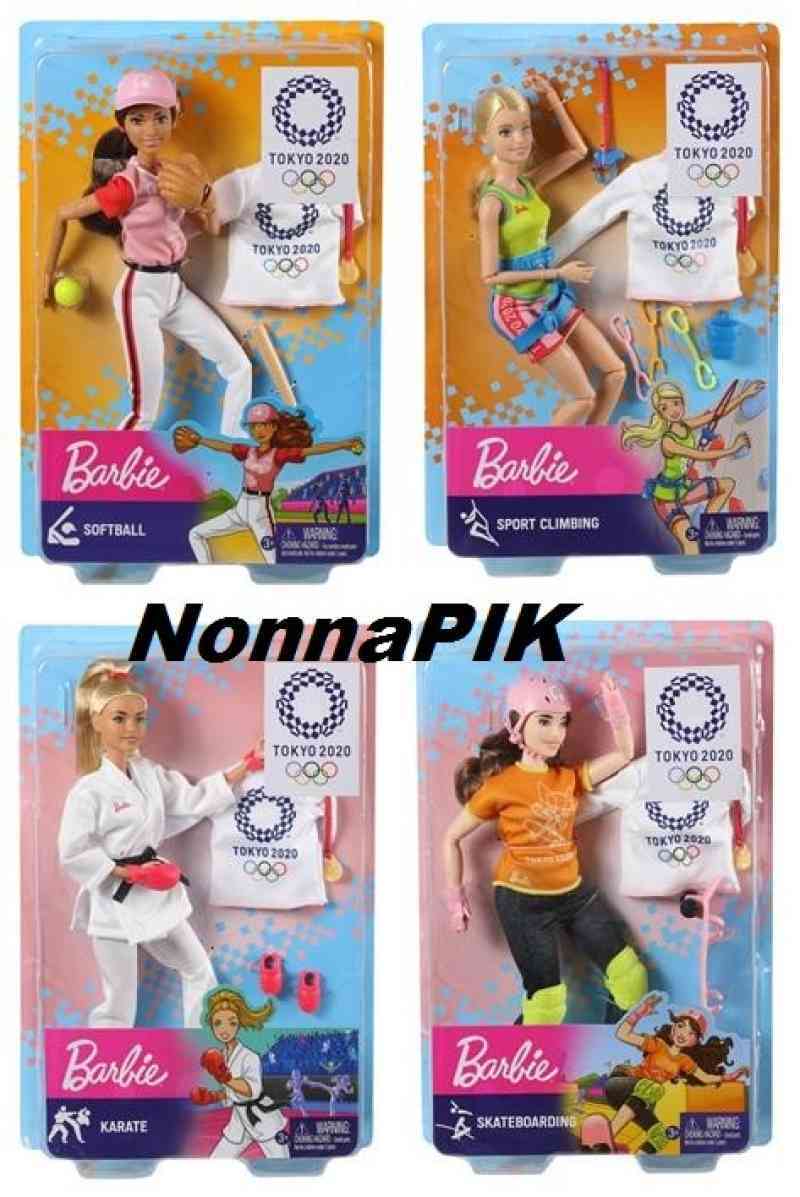 Promo Barbie Olympic Tokyo 2020 Made To Move Povital Doll Playset ...