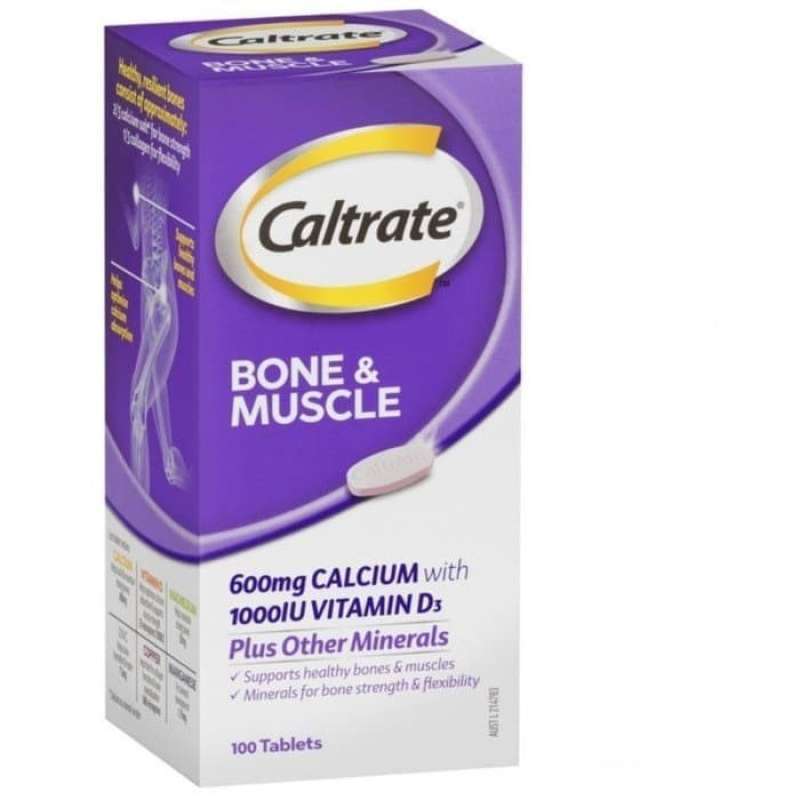 Promo Caltrate Bone & Muscle Health Plus Minerals - 100 Tablet Diskon ...