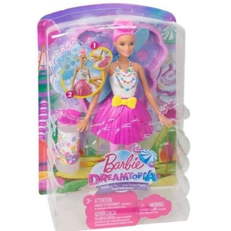 Promo Barbie Dreamtopia Bubbletastic Fairy Original Mainan Boneka Anak ...