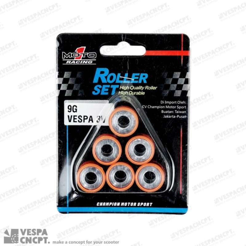 Promo Moto1 Racing Roller 9gr Vespa Sprint Primavera Lx S Gts 150cc 3v ...