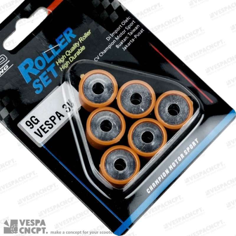 Promo Moto1 Racing Roller 9gr Vespa Sprint Primavera Lx S Gts 150cc 3v ...
