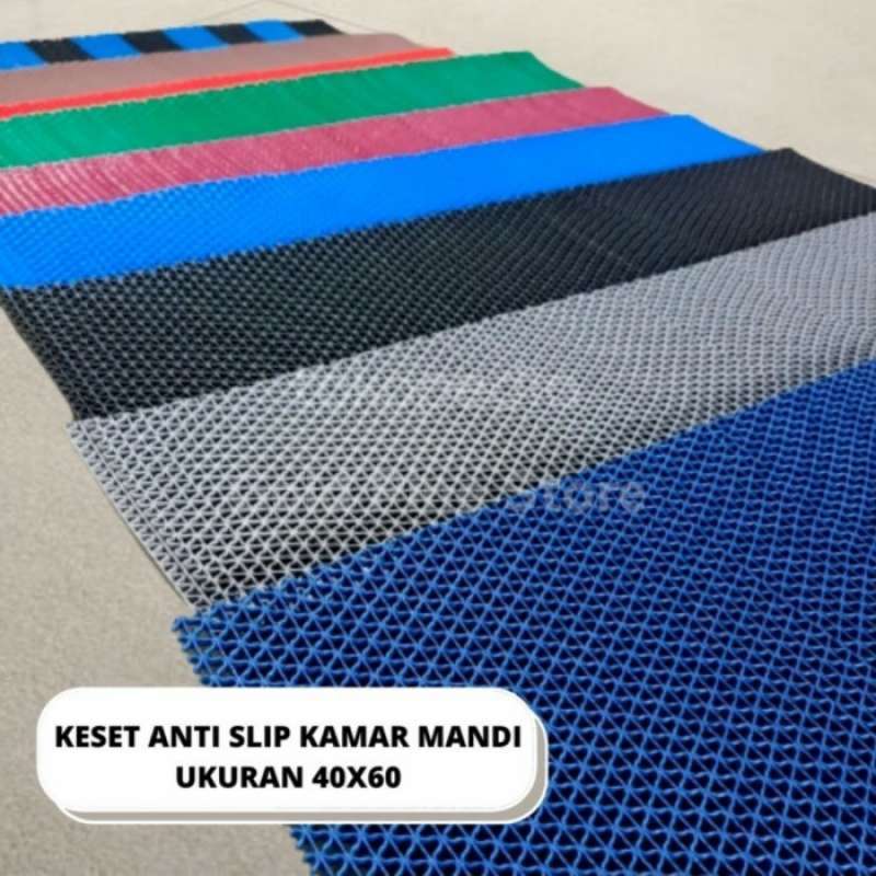 Promo Keset Karet Pvc Uk 40x60cm Anti Slip Kamar Mandi Dapur ...