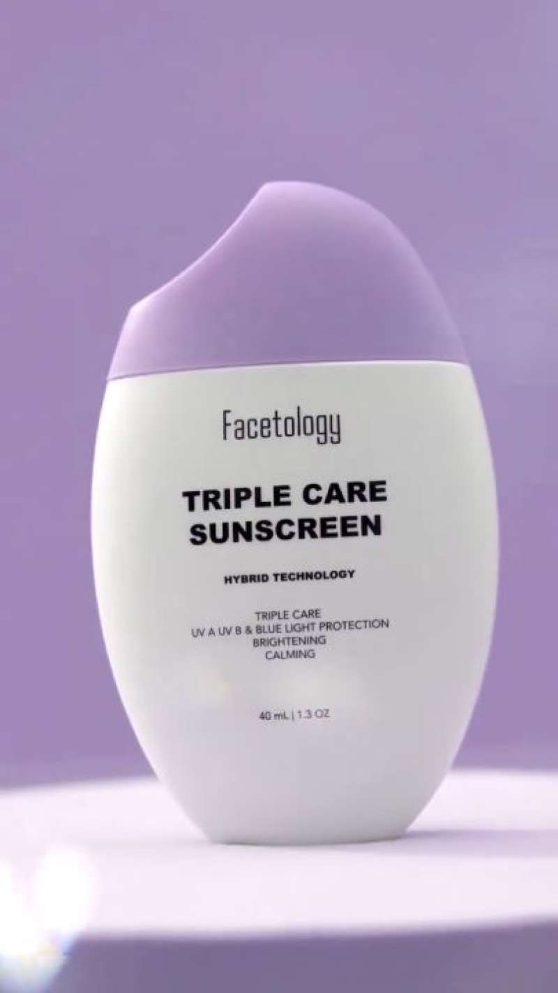 Jual Facetology Triple Care Sunscreen Spf 40pa++ 40ml Di Seller Ratu ...
