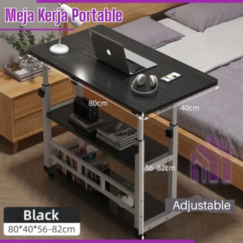 Jual Meja Laptop Portable Lipat Kerja Belajar Kasur Minimalis Serbaguna ...