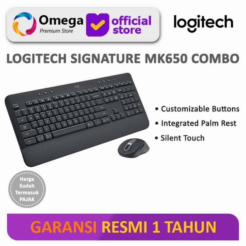 Jual Logitech Mk650 Combo Keyboard And Mouse Bluetooth Wireless Di Seller Jete Store
